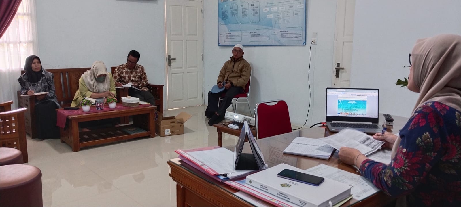 Kepala MTsN 3 Kota Padang Pimpin Rapat Evaluasi Program Madrasah Tahun 2025 - MTsN 3 Kota Padang